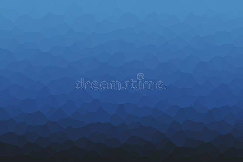 Deep Blue Abstract Background Template with Wave Lines for Business ...
