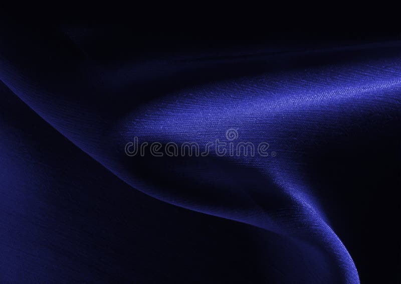 Deep Blue Cloth Texture Background. Natural Material Pattern Cover 3D ...