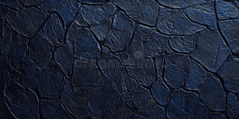 Deep Blue Cracked Stone Texture Abstract Dark Background Rugged Surface ...