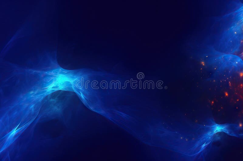 Deep Blue Elegant Abstract Flame Background. Abstract Galaxy Dot ...