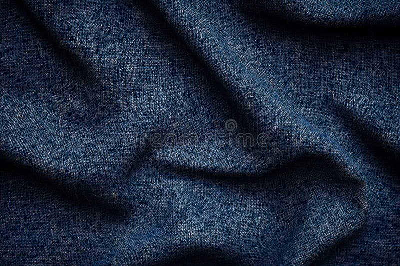 Deep Blue Fabric Texture, a Study of Draped, Woven Material with Subtle ...