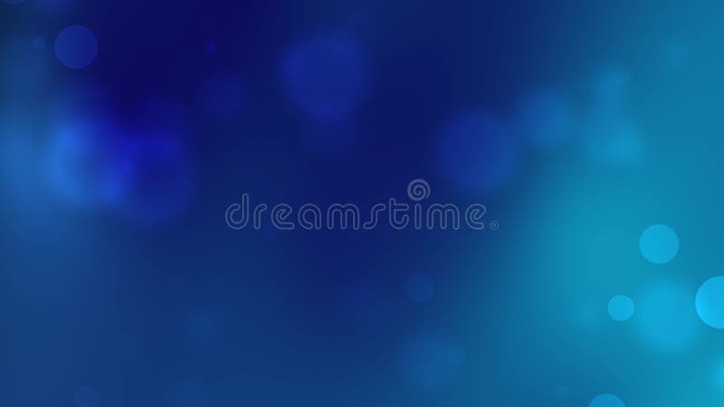Deep Blue Fade Abstract Background with Soft Glowing Bokeh Light ...
