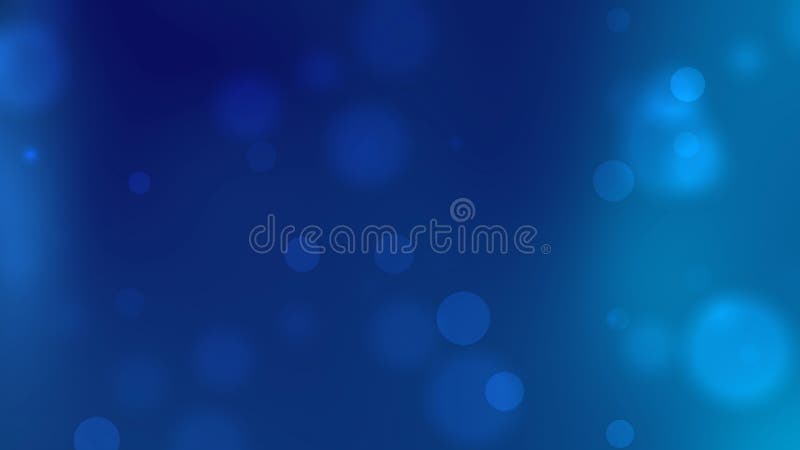 Deep Blue Fade Abstract Background with Soft Glowing Bokeh Light ...