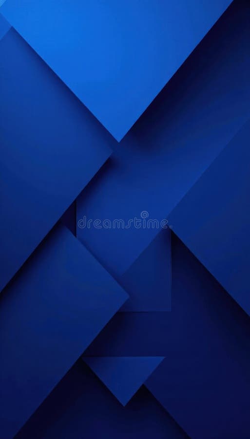 Deep Blue Geometric Shapes, Sharp Angles, Abstract Tech Backdrop ...