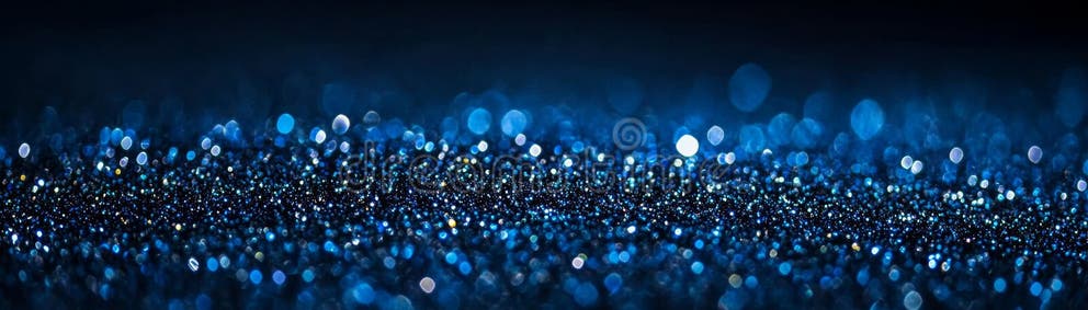 Deep Blue Glitter Bokeh Background, Sparkle, Shimmer Glitter Bokeh ...