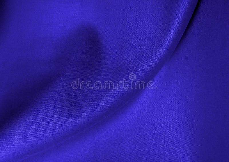 Deep Blue Glossy Cloth Texture Background. Natural Textile Material ...