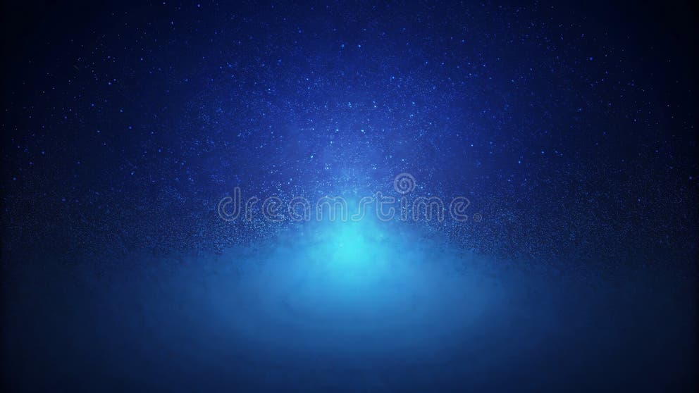 A Deep Blue Gradient Background with a Bright Light Source at the ...