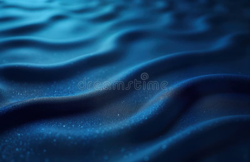 Deep Blue Gradient Background with Grainy Texture, Wavy Lines. Abstract ...