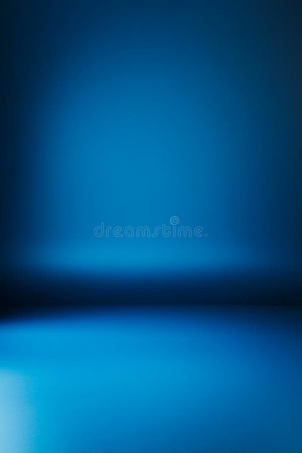 Deep Blue Gradient Background Studio Product Photography Backdrop Stock ...