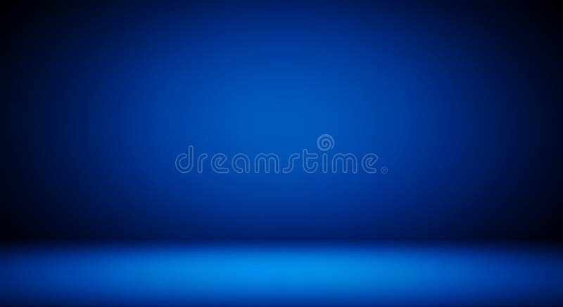 A Gradual Blue Studio Background with Floor and Shadows Stock ...