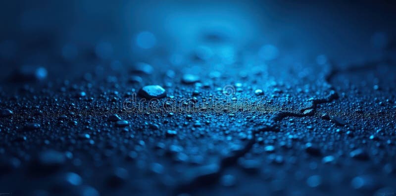 Deep Blue Gradient, Textured Surface Sci-fi Aesthetic, Gritty Detail ...