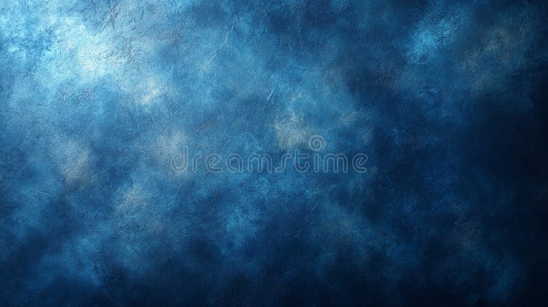 Deep Blue Grunge Texture with Cloudy Details and a Rough Painted ...