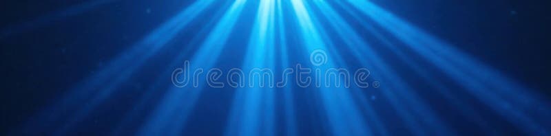 Deep Blue Light Beams, Radiating Outward, High Contrast, Graphic ...