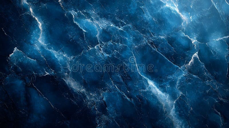 Deep Blue Marble Stone Surface Texture Pattern Stock Image - Image of ...