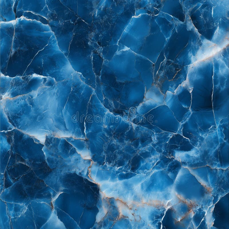 Deep Blue Marble Texture with Intricate Veins and Natural Patterns ...
