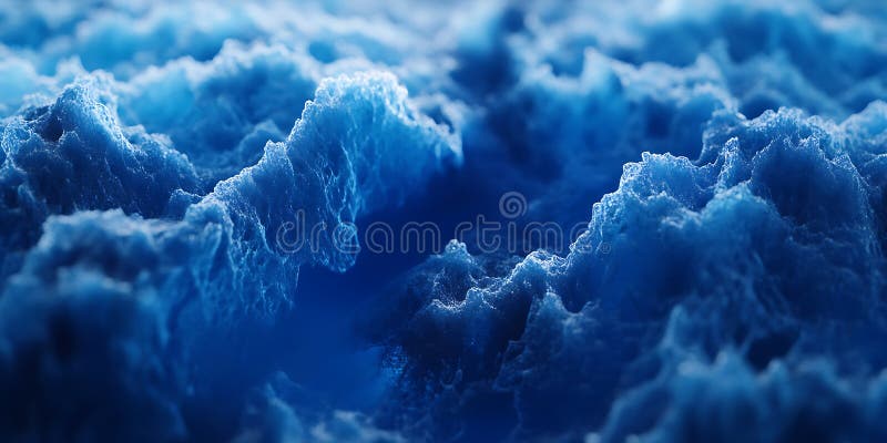 Deep Blue Noise Texture with a Watery Ripple Effect for Abstract ...