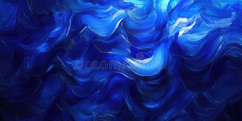 Deep Blue Ocean Waves Texture, Rich and Dynamic Water Surface ...
