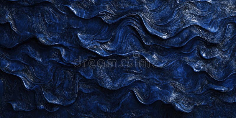 Deep Blue Ocean Waves Texture, Rich and Dynamic Water Surface ...