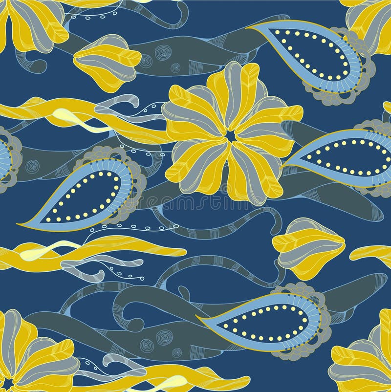 Deep blue pattern stock vector. Illustration of paper - 57172665