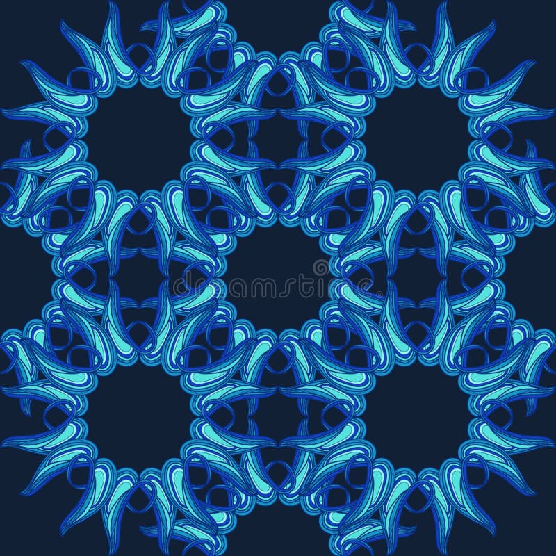 Deep blue pattern stock vector. Illustration of bright - 111661428