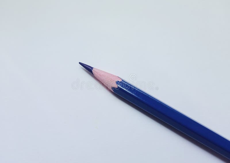 Deep blue pencil stock photo. Image of pencil, blue - 290522760