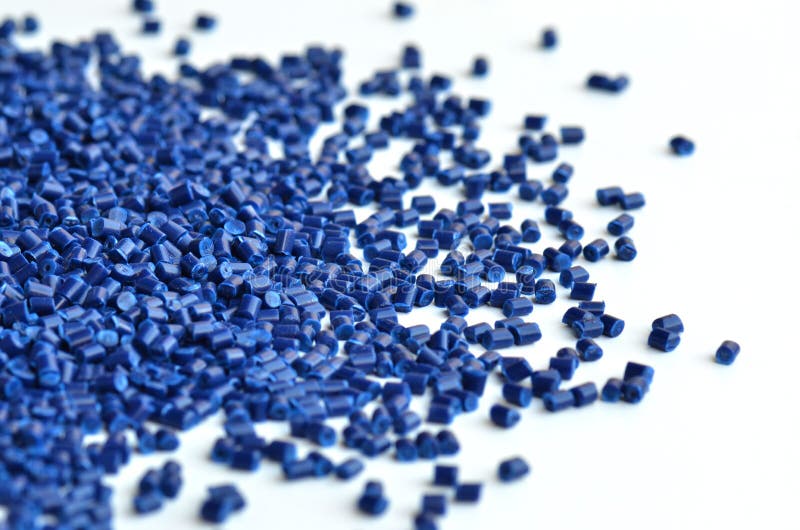 Deep blue polymer resin stock image. Image of granule - 35363669
