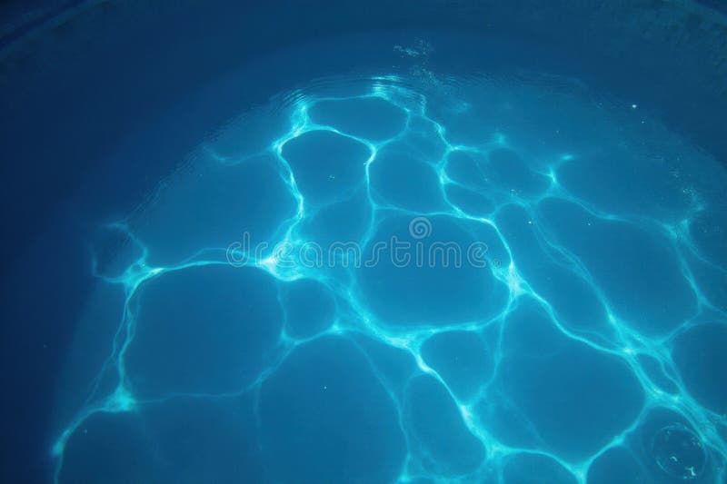 Deep Blue Pool Water, Dramatic Rip, Swirling Effect, Sea, Wave Stock ...