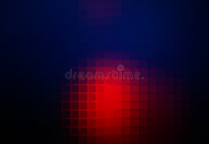 Deep Blue and Red Abstract Rounded Mosaic Background Stock Vector ...