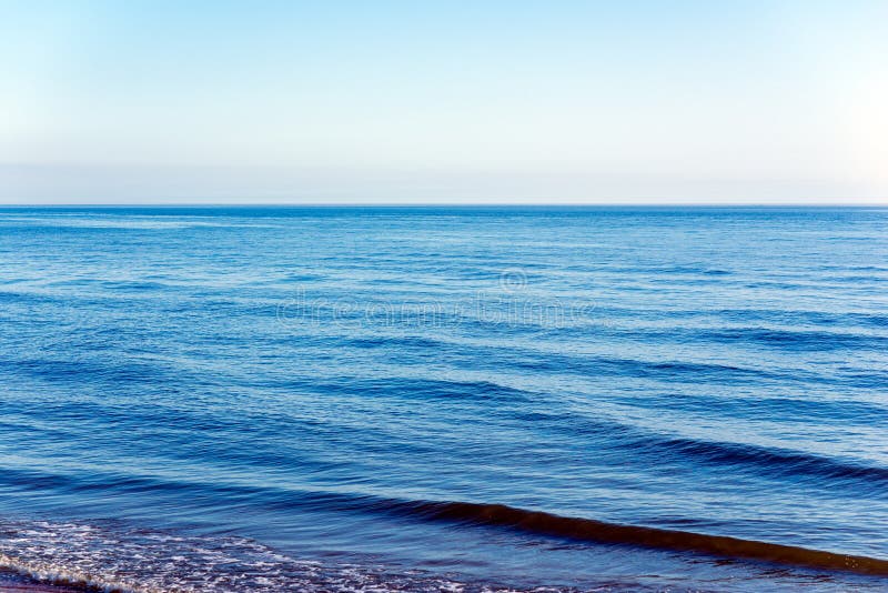 Deep Blue and Rough Sea with Lot of Sea Spray.Blue Background Stock ...