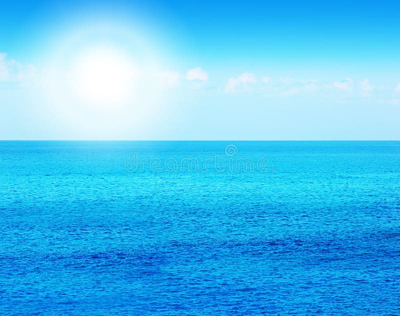 Ocean Blue Sea stock photo. Image of sunset, ocean, empty - 2152178
