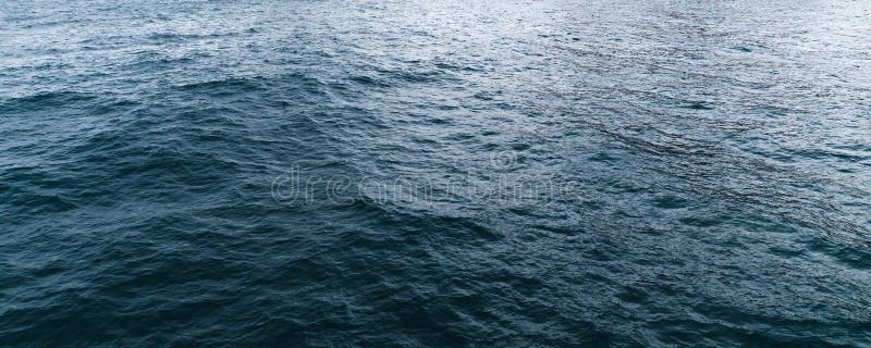 Deep Blue Sea Water Surface with Ripple and Waves Pattern Stock Photo ...