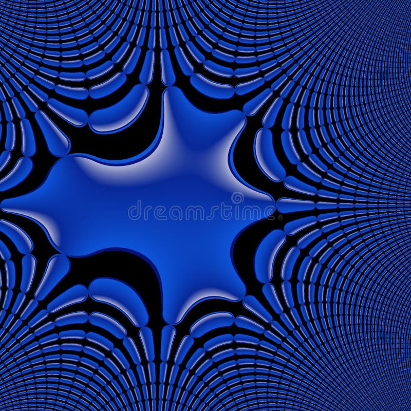 Deep Blue Shades Shapes and Blurs Abstract Background Stock ...