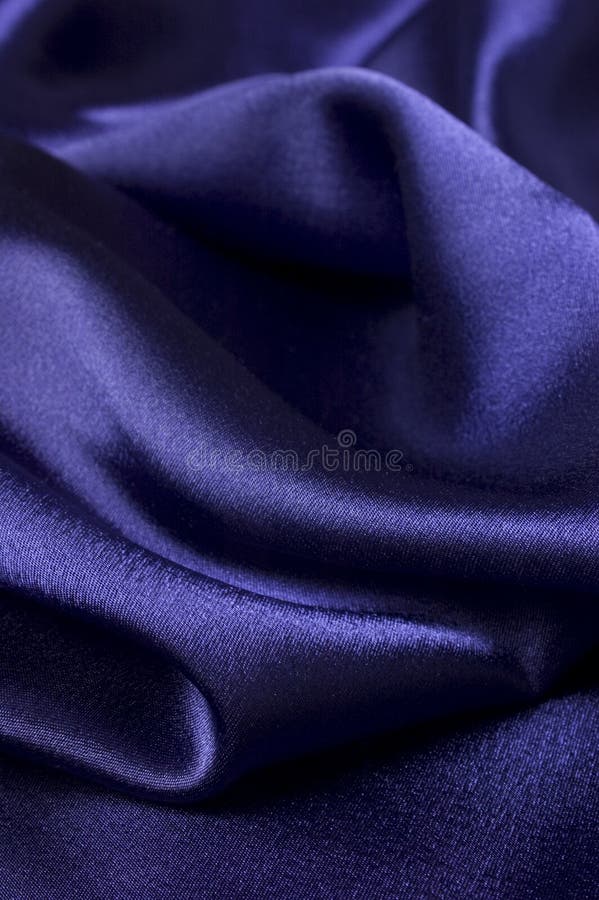 Deep Blue Silk Cloth Detail Picture. Image: 4636407