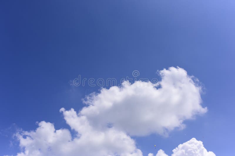 Deep blue sky with cloud stock photo. Image of heaven - 79620592