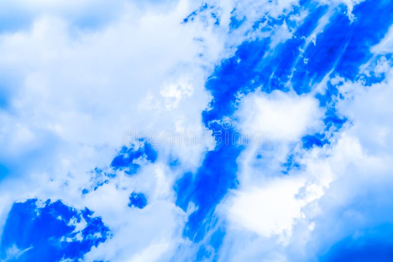 Deep blue sky and clouds stock photo. Image of color - 121205888