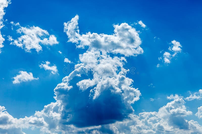 Deep blue sky and clouds stock photo. Image of daylight - 90329568