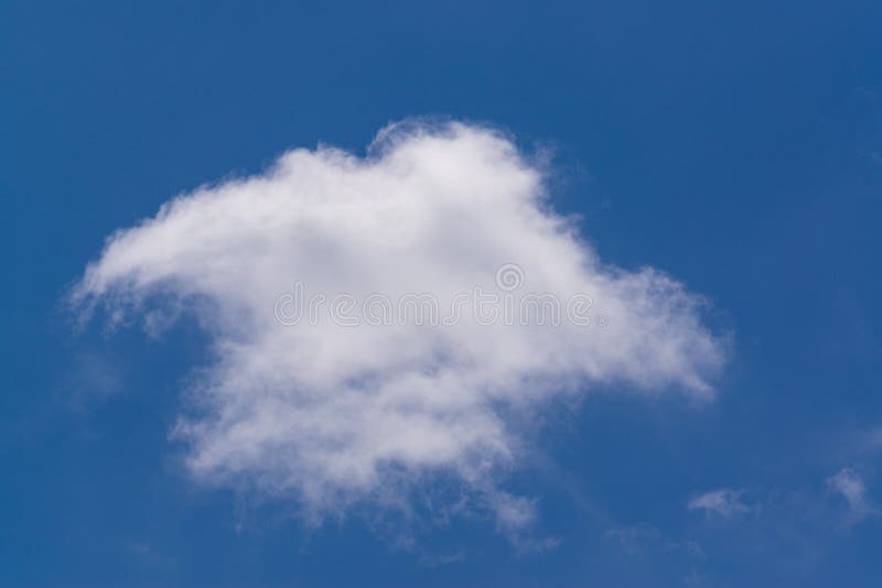 Deep blue sky and clouds. stock photo. Image of nature - 95950680