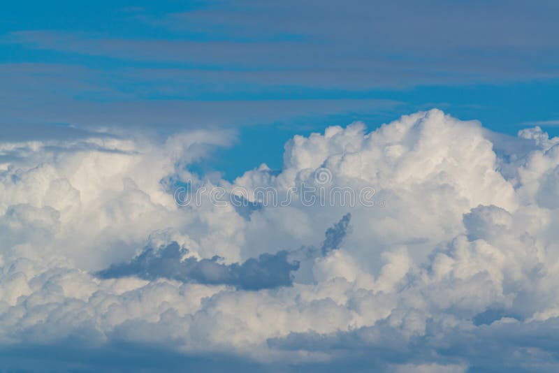 Deep Blue Sky and Clouds, White Cloud. Stock Image - Image of clear ...