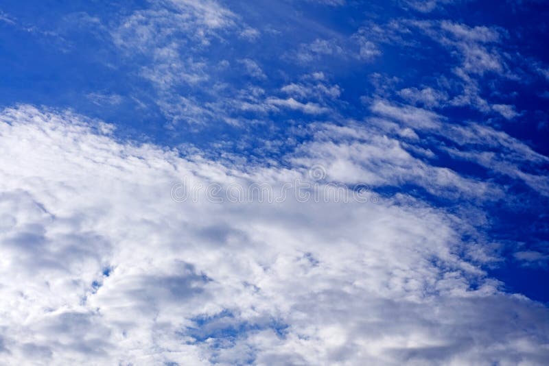 Deep Blue Sky with Colors Background Stock Image - Image of cloud, blue ...