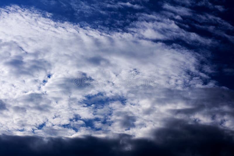 Deep Blue Sky with Colors Background Stock Photo - Image of climate ...