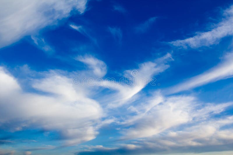 Deep blue sky stock photo. Image of nebulosity, open - 30345934