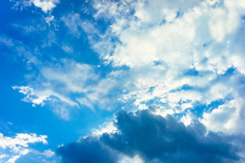 Deep blue sky stock image. Image of nature, abstract - 95146699