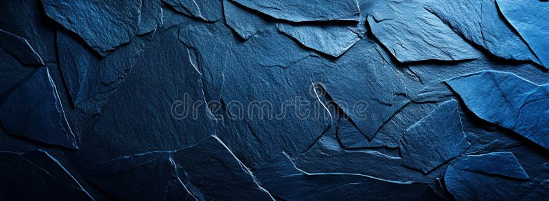 Deep Blue Slate Texture Abstract Background Rugged Stone Dark Colors ...