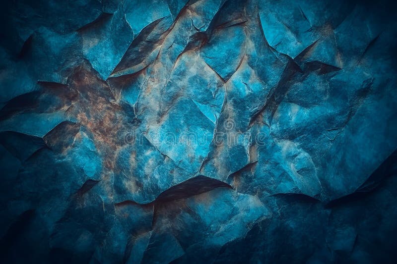 Deep Blue Stone Texture Rugged Abstract Background Stock Illustration ...