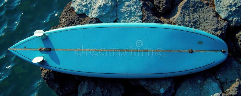 Deep Blue Surfboard Deck Textured Rock Background Sport Stone Swell ...
