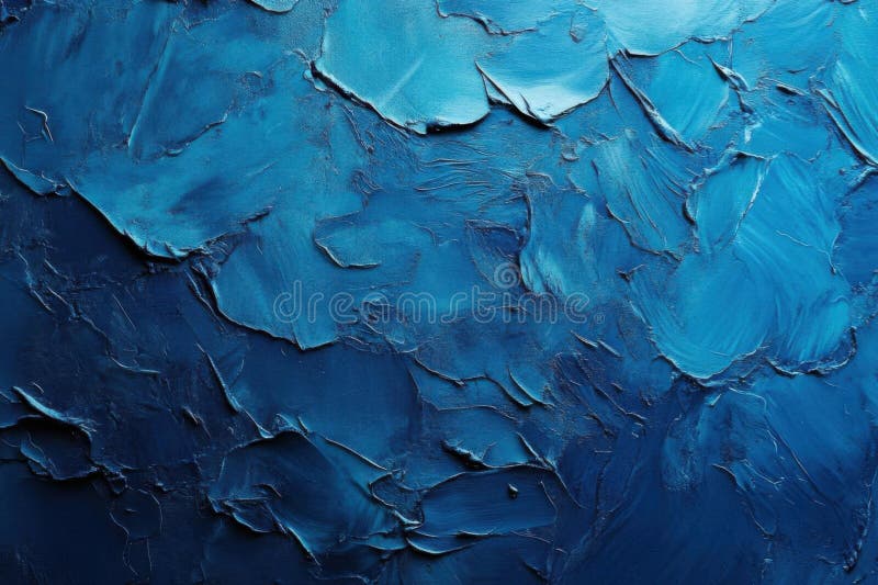 Deep Blue Texture, Abstract Art Canvas, Visual Design, Paint Strokes ...