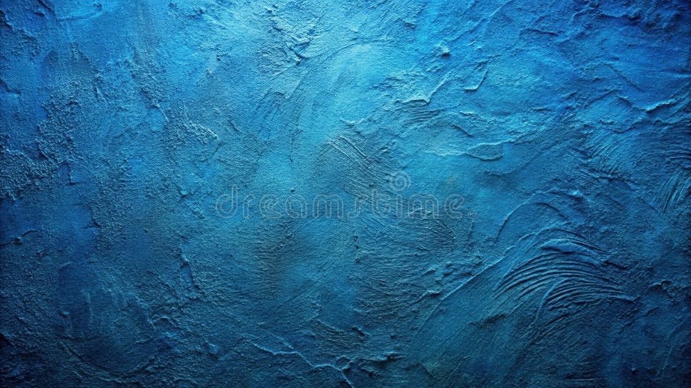 Deep Blue Textured Wall Background Ideal for Design Projects ...