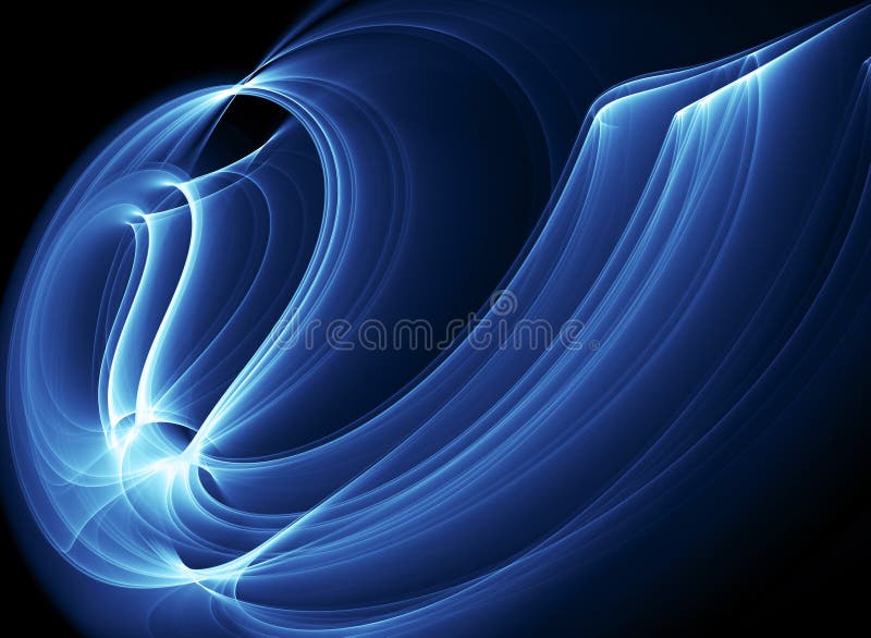 Blue energy tornado stock illustration. Illustration of dark - 2382624