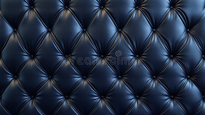 Deep Blue Tufted Leather Texture, a Luxurious Background Stock ...