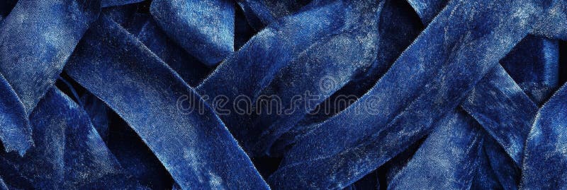 Deep Blue Velvet Fabric with Soft Textured Pattern for Elegant Interior ...